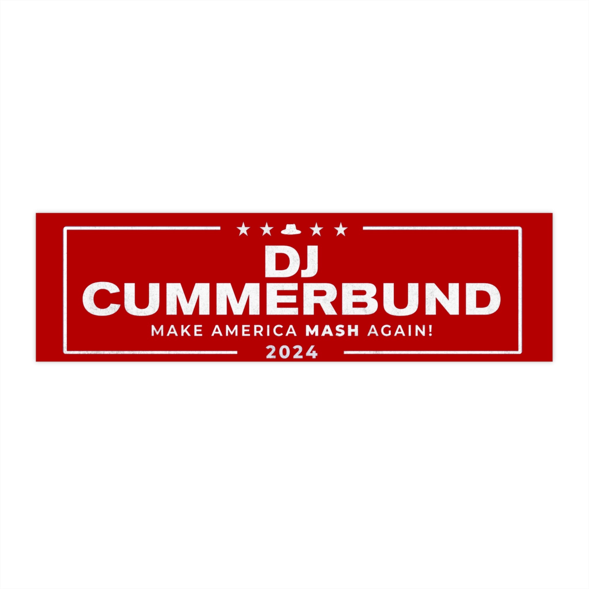 Make America MASH Again Red Bumper Sticker – DJ Cummerbund